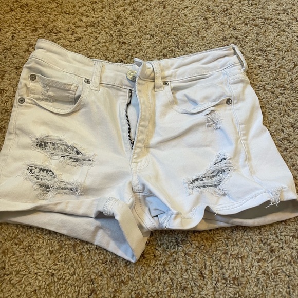 American Eagle Outfitters | Shorts | American Eagle White High Rise ...